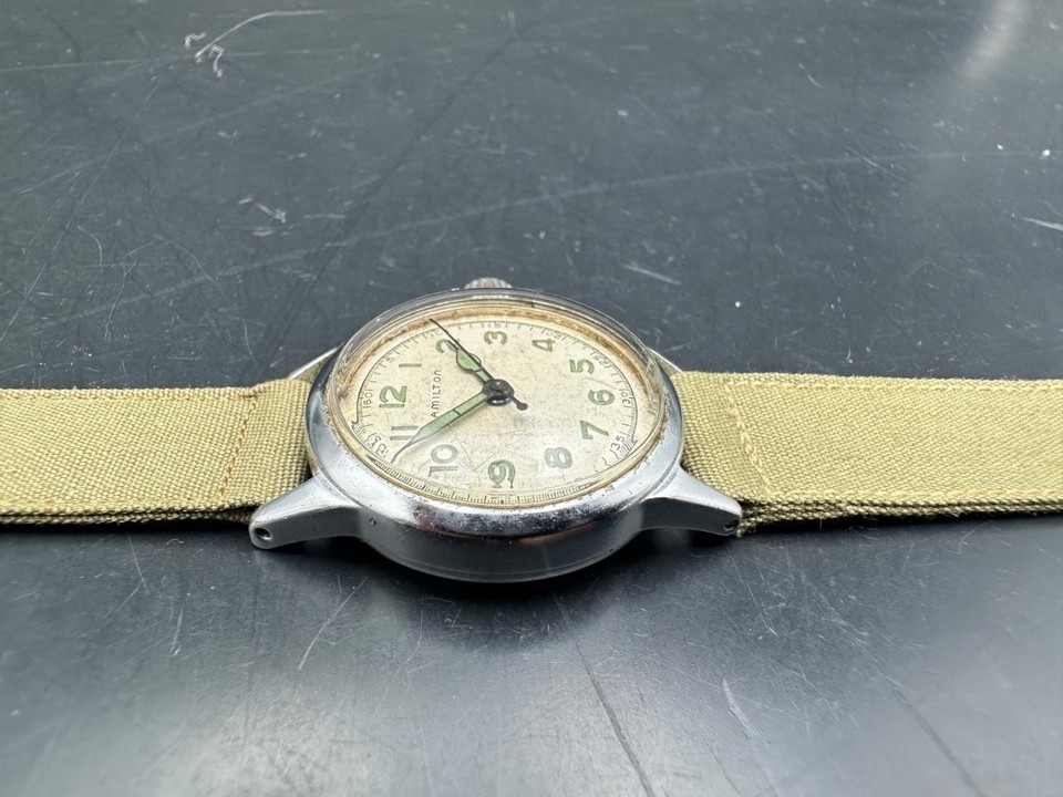 WWII Hamilton Ord Dept cal.987s Hacking Second Military Watch. | eBay