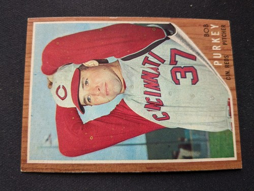 1962 Topps Baseball Card # 120 Bob Purkey - Cincinnati Reds (EX) | eBay