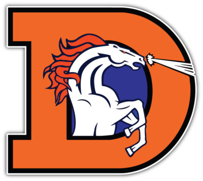 Denver Broncos NFL Logo Car Bumper Sticker Decal - 3'' or 5'' | eBay