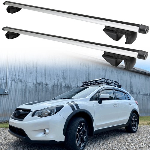 For Subaru XV Crosstrek 53" Roof Rack Cross Bars Cargo Bicycle Bike ...