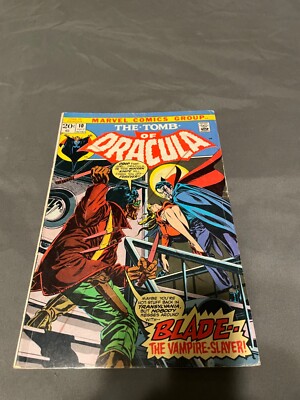 Tomb Of Dracula #10 1st Appearance of Blade Marvel 1973 Fine Gene Colan ...