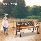 Garden Bench Park Bench for Kids Outdoor Benches Metal and Wood Benches ...
