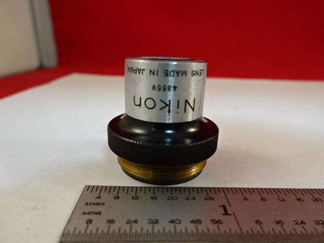 MICROSCOPE PART NIKON JAPAN M5 OBJECTIVE OPTICS AS IS #AM-41 | eBay