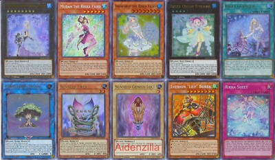 Yugioh Rikka Plant Deck - Teardrop Petal Sunavalon Dryas Glamour ...