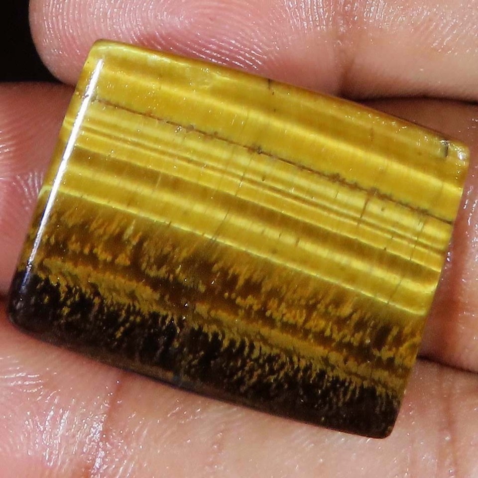 40.00 Ct 100% Natural Tiger Eye Cushion Cabochon Loose Gemstone 22x28x5 ...
