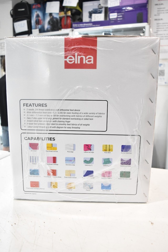 Elna HD Black Heavy Duty Overlocker | eBay Australia