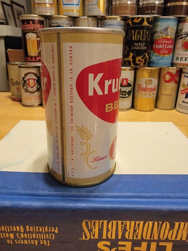 Krueger SS early ring pull beer can. Krueger Brewing Cranston RI | eBay
