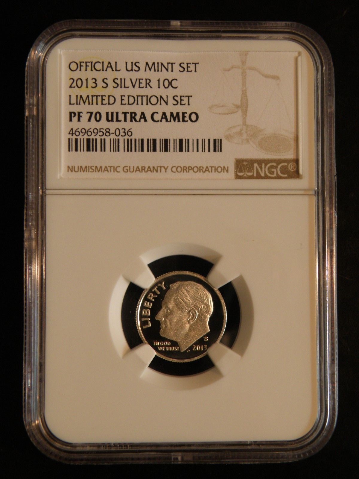 2013 LIMITED EDITION PROOF SET "NGC" SPECIAL QUARTER LABELS "ONLY ONES ...