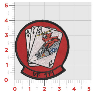 4" NAVY VF-171 PHANTOM FIGHTERS EMBROIDERED PATCH | eBay