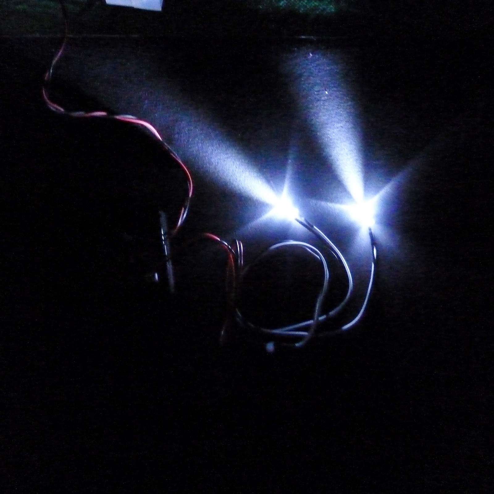 5mm WHITE LEDS + suit TAMIYA LED LIGHT UNIT TLU-01,TLU-02 & MFC or ...