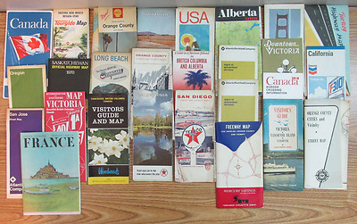 Vintage Road Highway Maps Guides Misc Maps Lot Of 27. | eBay