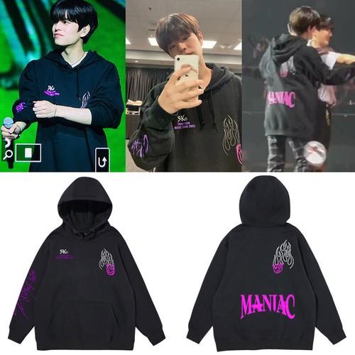Buy Kpop Stray Kids MANIAC TOUR 2022 Concert Cotton Cap Hoodie Coat ...