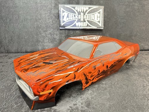 CUSTOM PAINTED RC DRAG BODY NO PREP LOSI 22S AE DR10 TRAXXAS SLASH CUDA ...