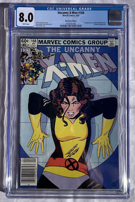 Uncanny X-Men #168 1st Appearance Madelyne Pryor CGC 8.0 Marvel Comics ...