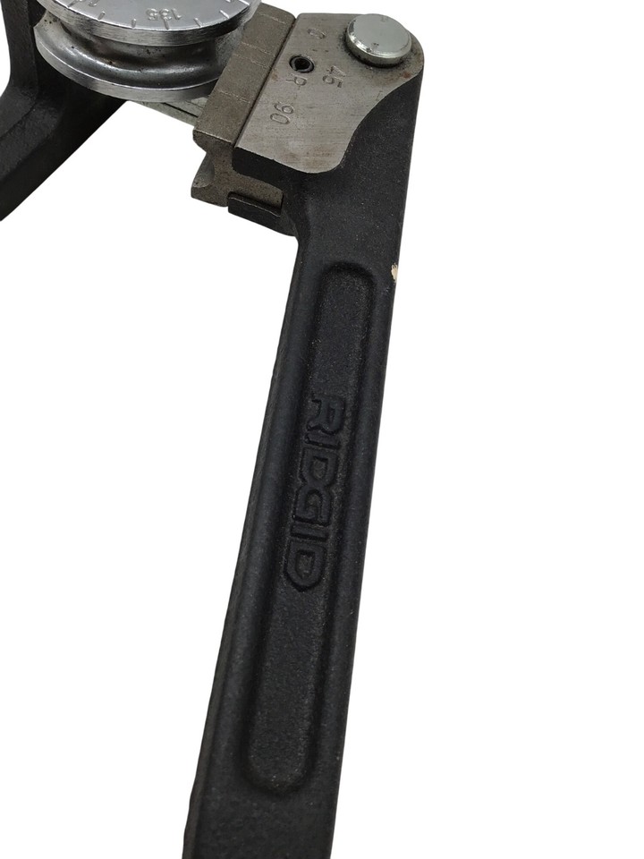 Heavy-Duty Ridgid Pipe Bender Black Steel Handles | eBay