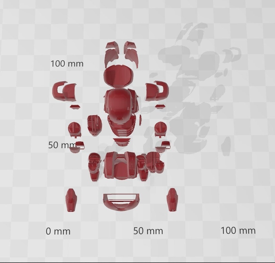 Ironman Mk7 Armor & Helmet - Costume Suit for Cosplay - STL 3D Printer ...