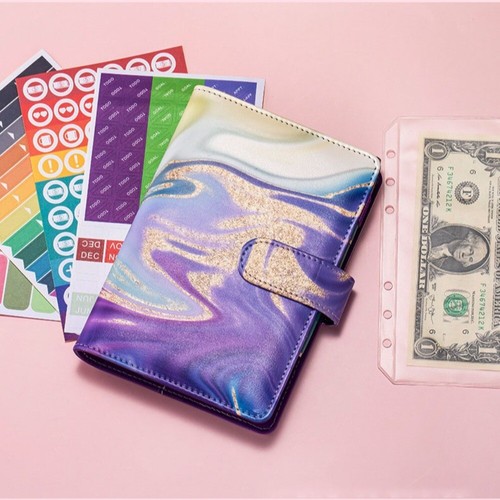 Money Saving Challenge Budget Binder Cash Saving Notebook Lover | eBay