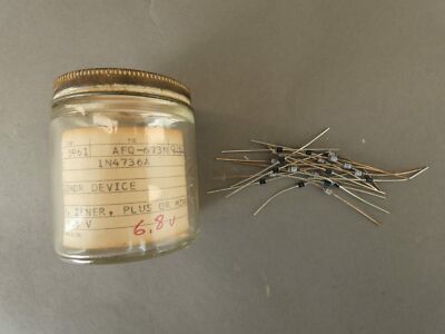 *Lot of 20* ON Semiconductor 1N4736A Zener Diodes 6.8V 1W ZENER 5% ...