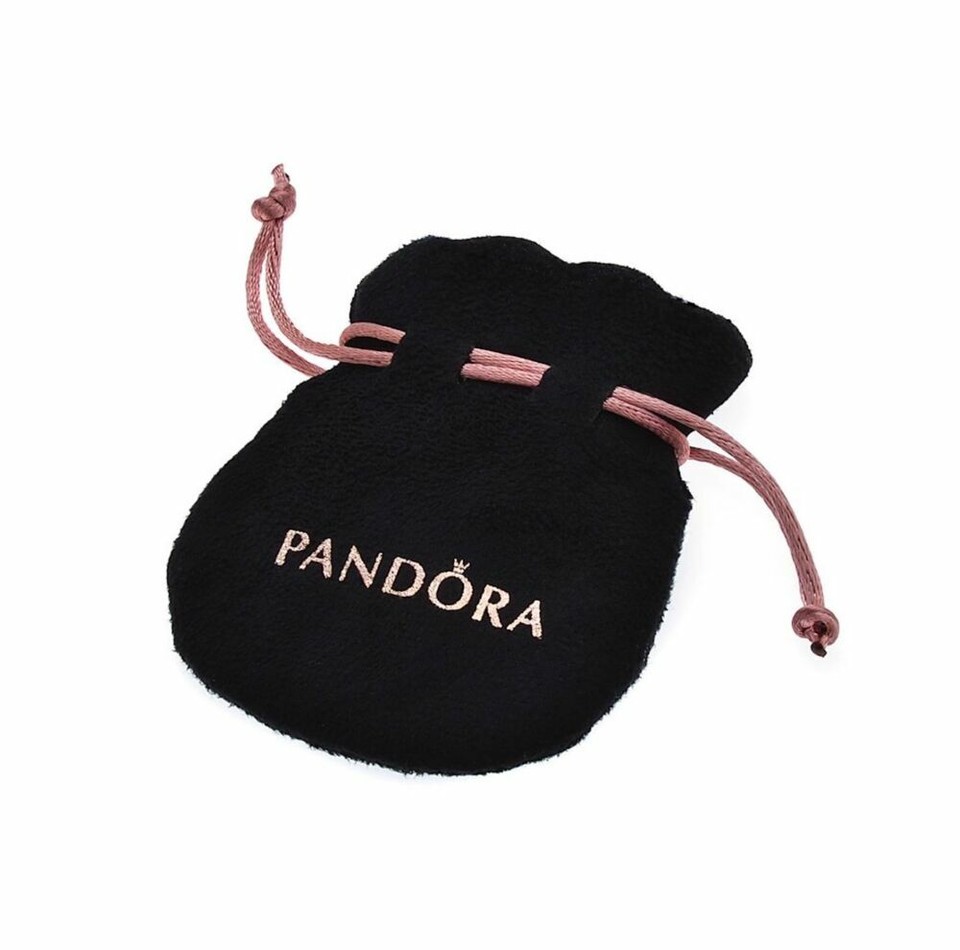 Genuine PANDORA Gift Charm Box, Velvet Pouch, Ribbon Gift Bag ...