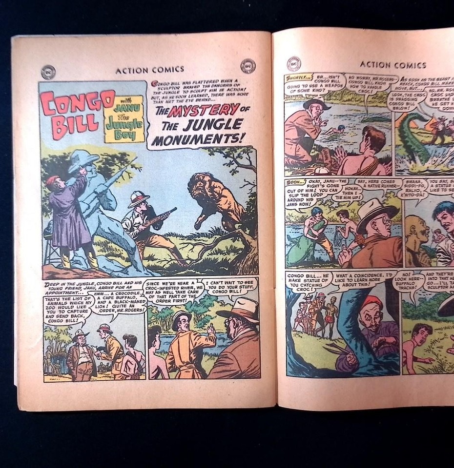 ACTION COMICS #206 DC Comics July, 1955 Superman marries Lois Lane Win ...