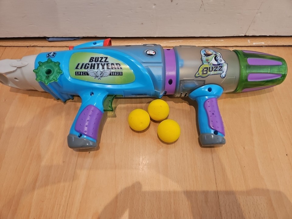 Disneystore Toy Story Buzz Lightyear Space Ranger Buzz Ball Blaster Gun ...