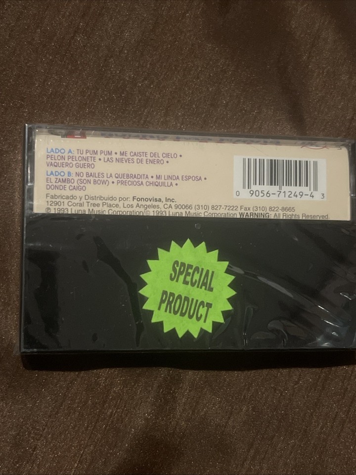 BANDA LOS LAGOS CASSETTE/PUROS EXITOS/TU PUM PUM/ORIGINAL 1993 FONOVISA ...