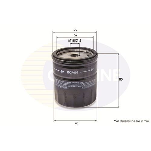 Oil Filter For Vauxhall Astra MK2 1.3 Comline 93156245 93156300 ...