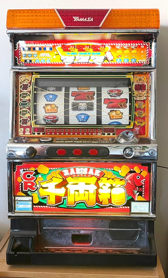 YAMASA JAPANESE PACHISLO SKILL-STOP FULL SIZE COIN OPERATED SLOT ...