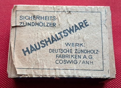 WW2 German original German matches Very Rare War Relic | eBay