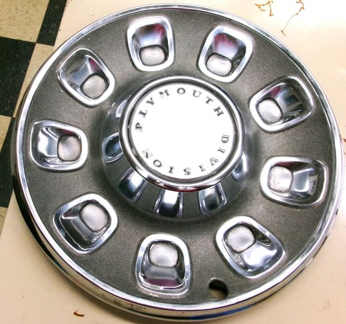Used- Chrysler 14" Hub Cap, 68-69, "Plymouth",Fury, Belvedere, Road ...