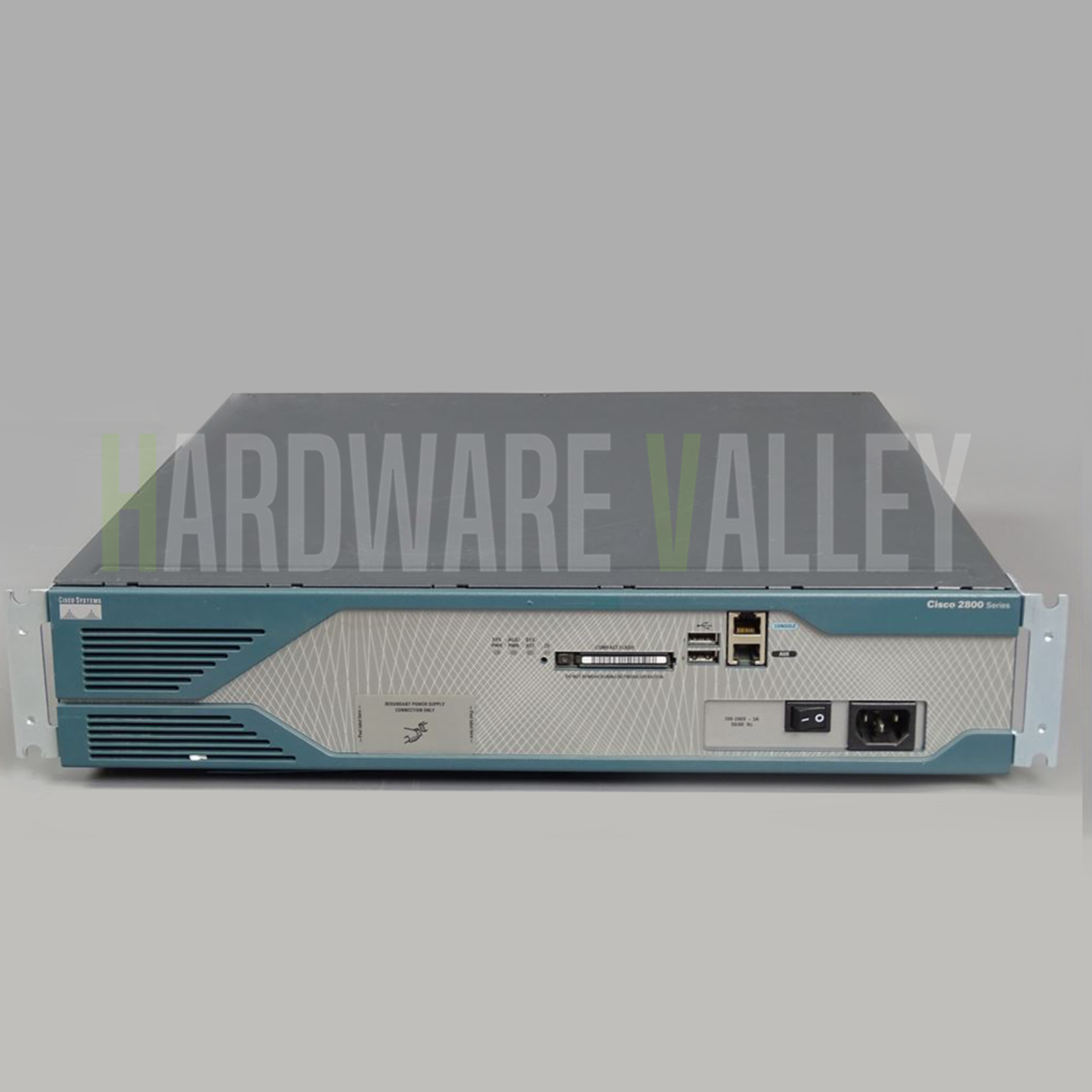 CISCO CISCO2851 2851 w/ AC PWR,2GE,4HWIC,3PVDM,1NME-XD,2AIM,IP BASE,64F ...
