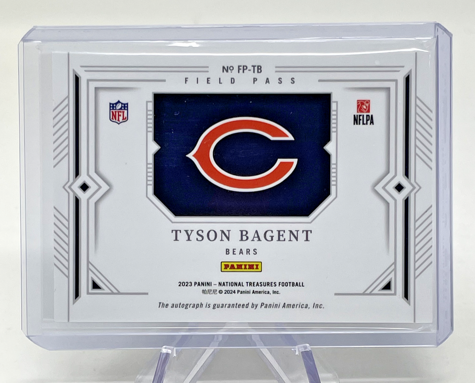 2023 Panini National Treasures Tyson Bagent On Card Auto RC /99 | eBay