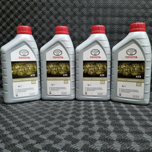 Genuine Toyota Gearbox Oil ATF WS Automatic Transmission Fluid 4L 08886 ...