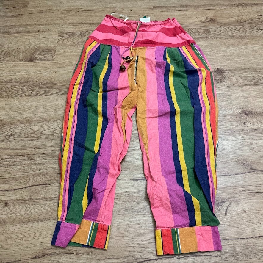 FARM Anthropologie Women's Farm Rio Striped/Checked W… - Gem