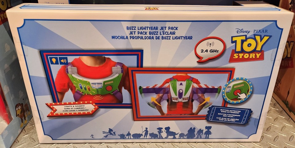 Disney Parks Toy Story Buzz Lightyear Jet Pack New 2025 Lights & Sounds ...