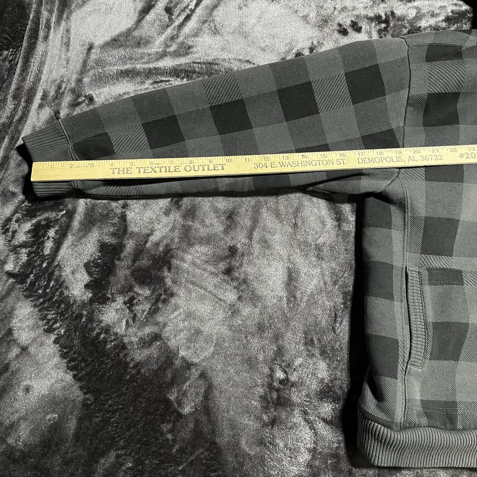 Quicksilver Gray Fleece Lined Hooded Jacket XL Full Zip | eBay