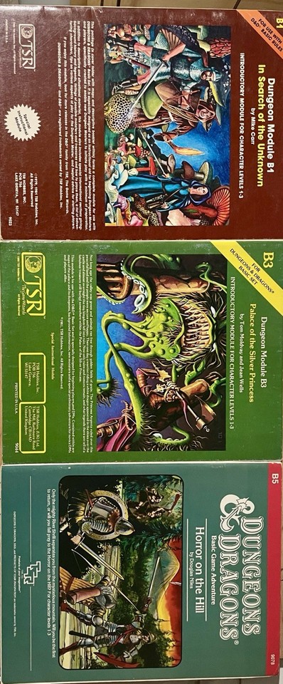 Vintage Lot Of Dungeons & Dragons Modules Mostly AD&D Some Expert ...