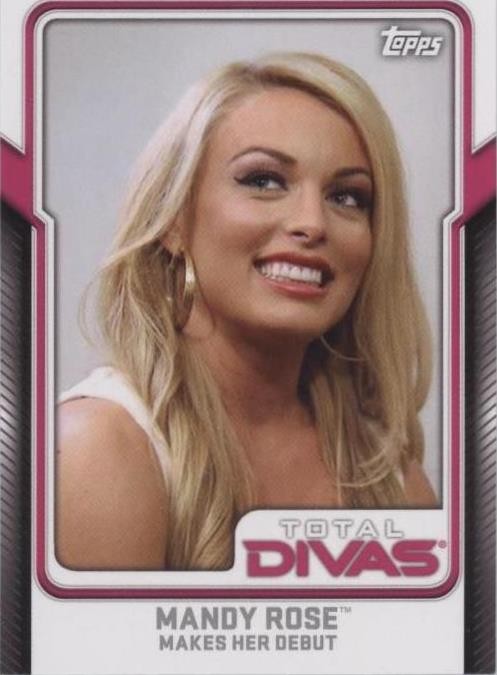 2017 Topps WWE - Total Divas Mandy Rose #5 for sale online | eBay UK