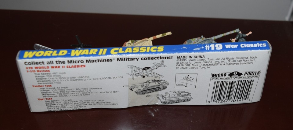 Galoob Micro Machines Freedom Force Set - #19 World War II Classic ...