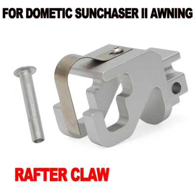 For Dometic Sunchaser II Awning Lower Rafter Claw Kit Satin Aluminum ...