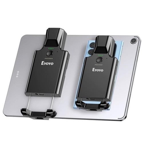 Eyoyo 2D Bluetooth Back Clip Barcode Scanner Wireless 1D QR UPC Bar ...