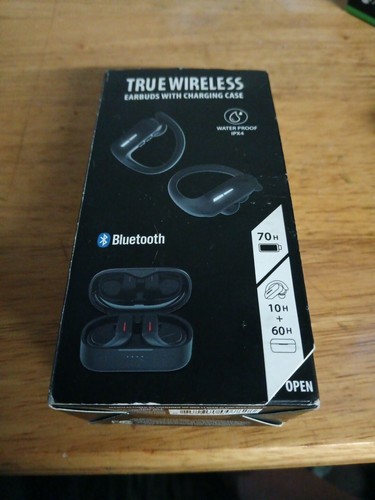 True Wireless Bluetooth Earbuds With Charging Case Black 17LY86BK for ...