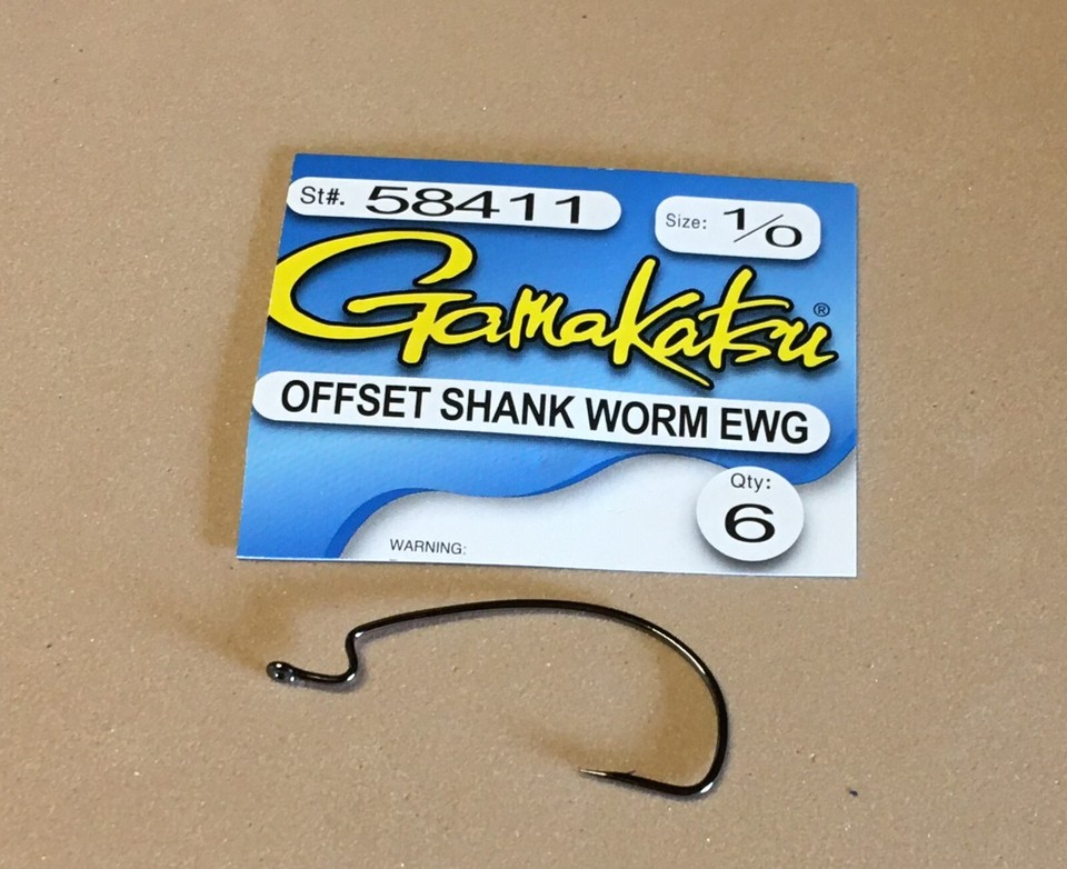 SENKO WORM FLIES 5 VARIATIONS SIZE 1 HOOK BASS FLY FISHING RICH'S ...