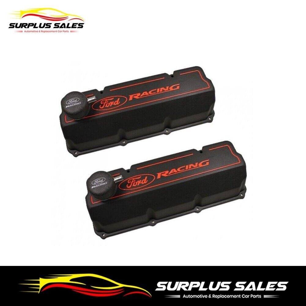 M-6582-Z351B Ford Racing 302 351 Cleveland Rocker Covers Black | eBay