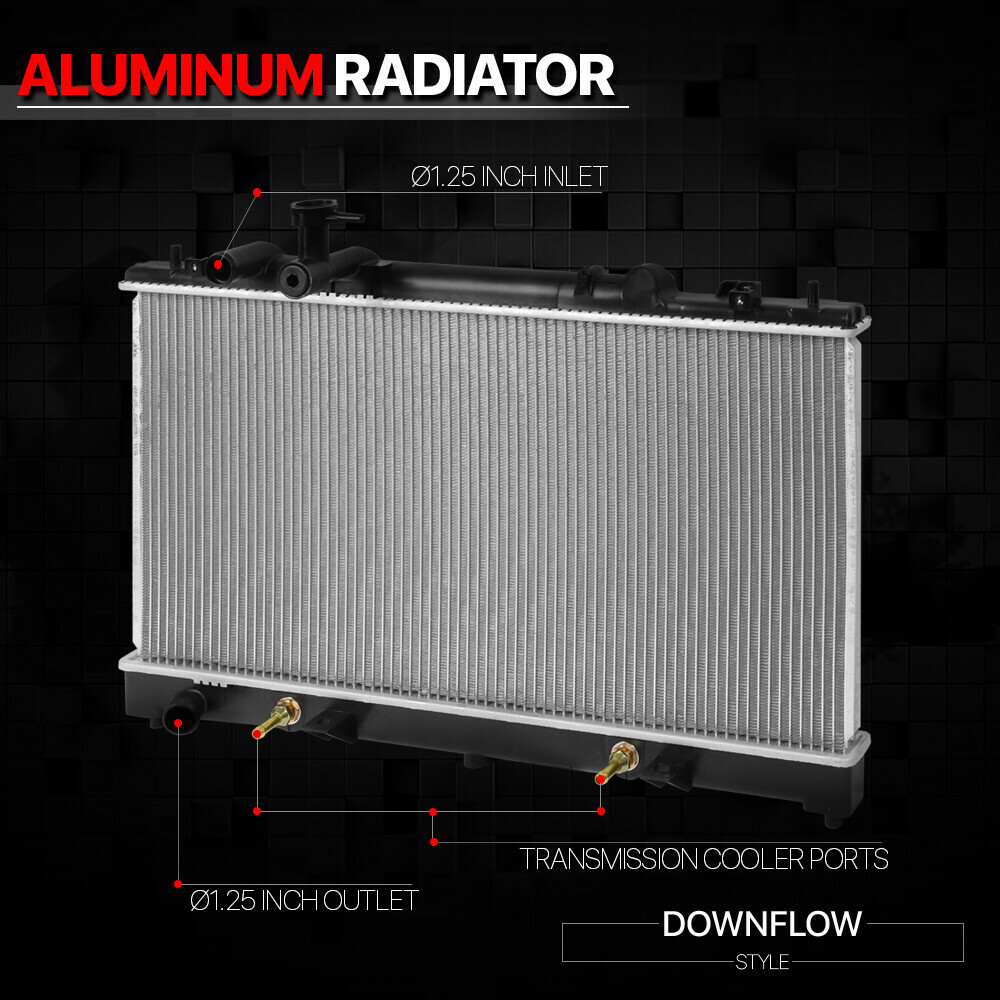 Aluminum Radiator OE Replacement for 03-08 Mazda 6 Mazda6 2.3 V6 Auto ...