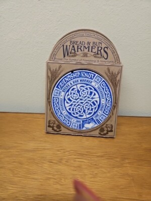 Bread And Bun Warmer Celtic Friendship Knot Irish Ireland in package | eBay