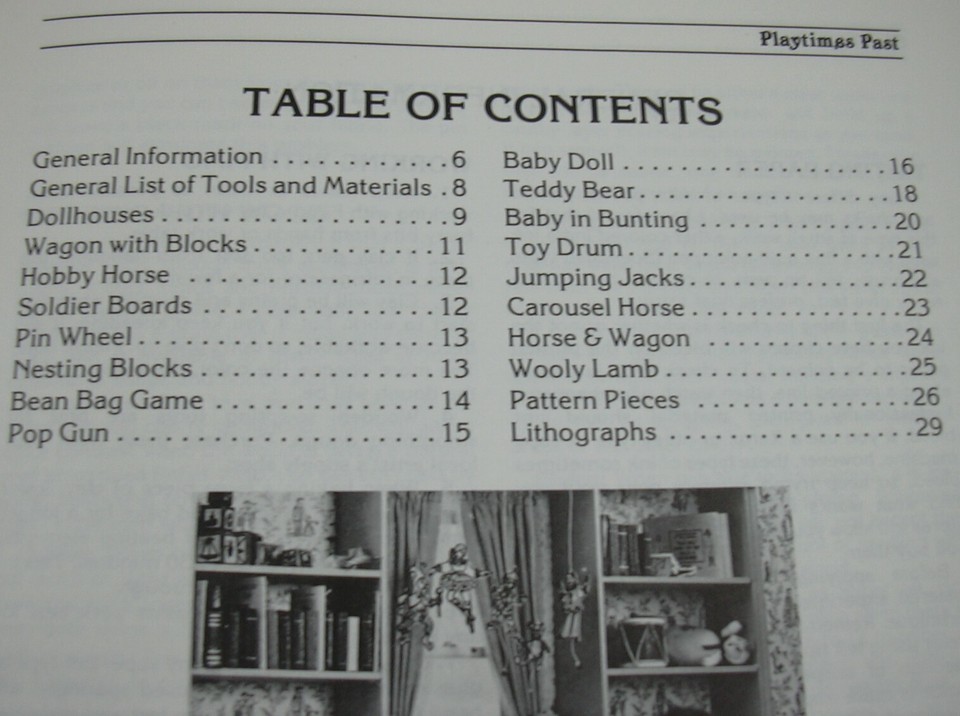 Nutshell News Plans Playtimes Past Miniature Easy to Make Toys Terry ...