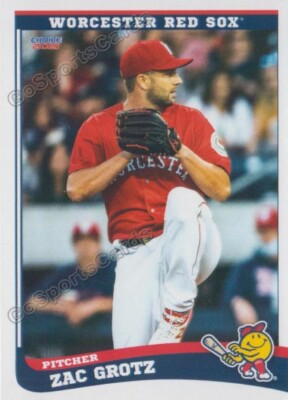 2021 Worcester Red Sox Zac Grotz RC Rookie Boston | eBay