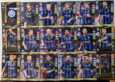 Panini Fifa 365 2025 Inter Mailand 18 x all cards Internationale Inter ...