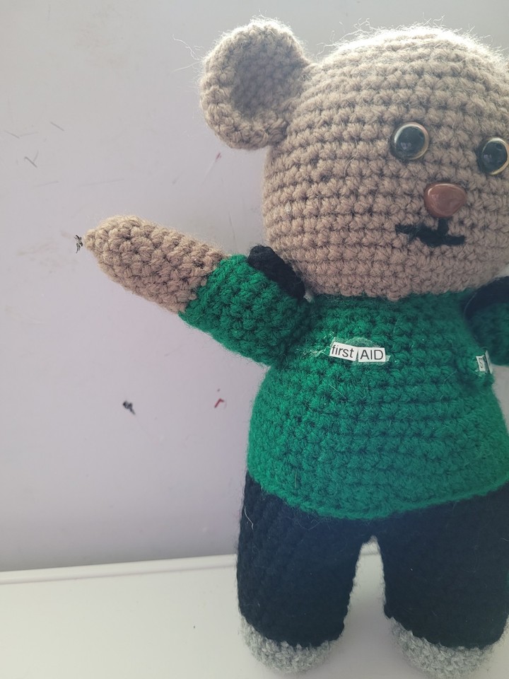 Teddy Bear ,St John Ambulance Themed, Handmade,first Aid,collectible ...